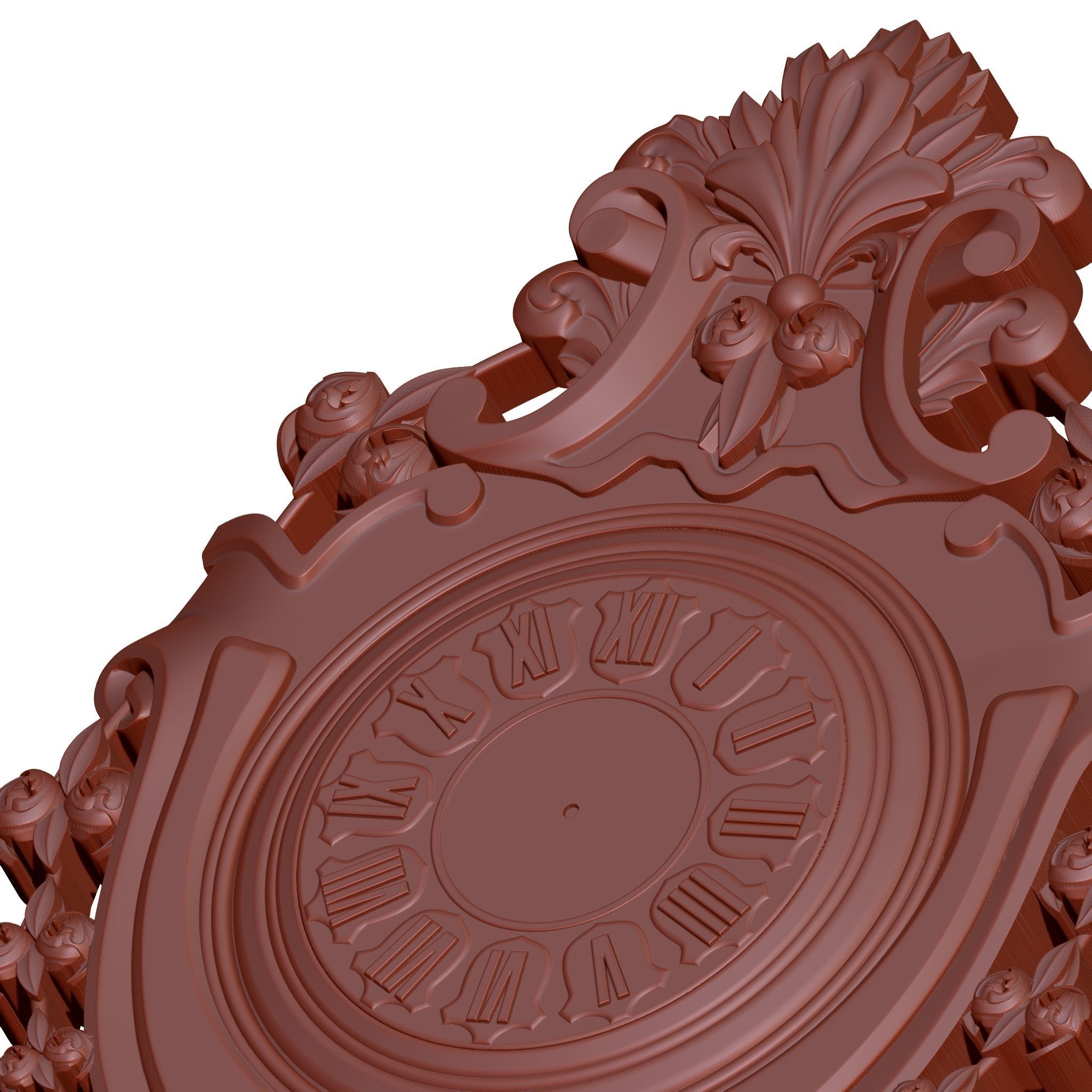 Old clock vintage 3D model 3D printable | CGTrader