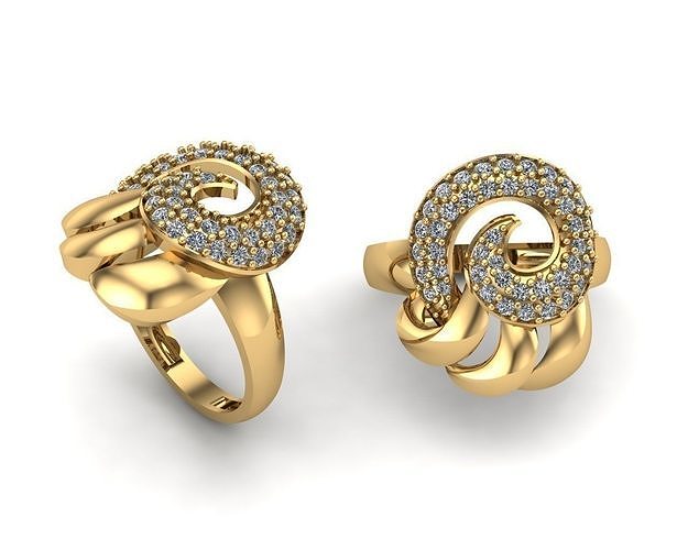 ring gold 3D model | CGTrader