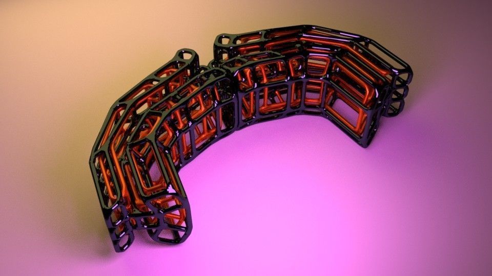 3D model Car bumpers wire VR / AR / low-poly | CGTrader