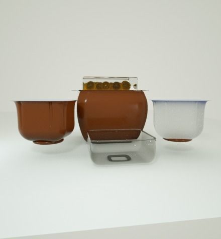 Chocolate pudding cup 3D model | CGTrader