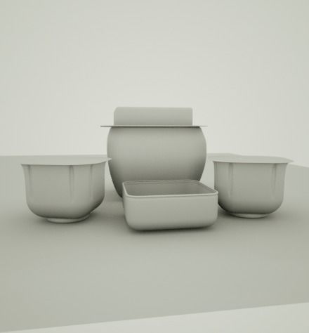 Chocolate pudding cup 3D model | CGTrader