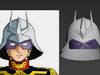 Mobile Suit Gundam 0079 Char Aznable Cosplay Helmet Mask 3D model 3D ...