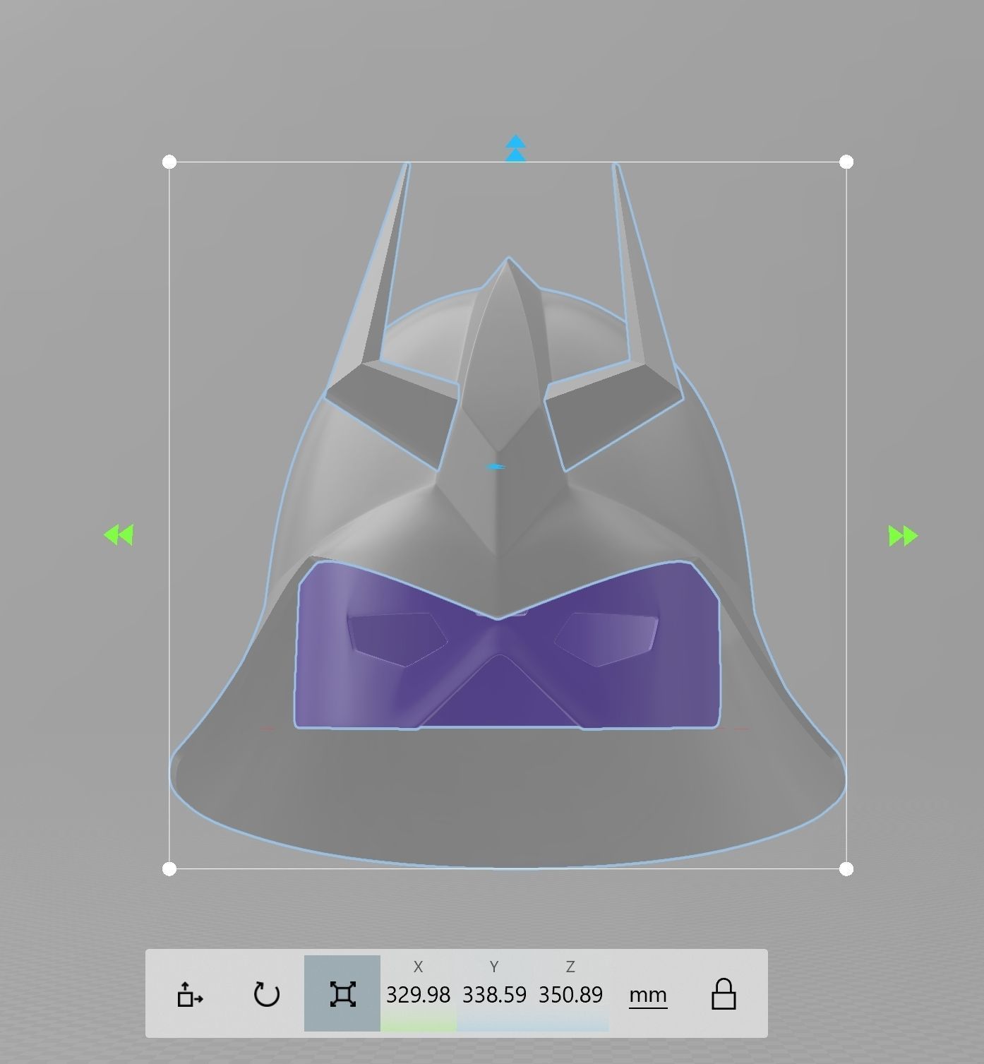 Mobile Suit Gundam 0079 Char Aznable Cosplay Helmet Mask 3D model 3D ...