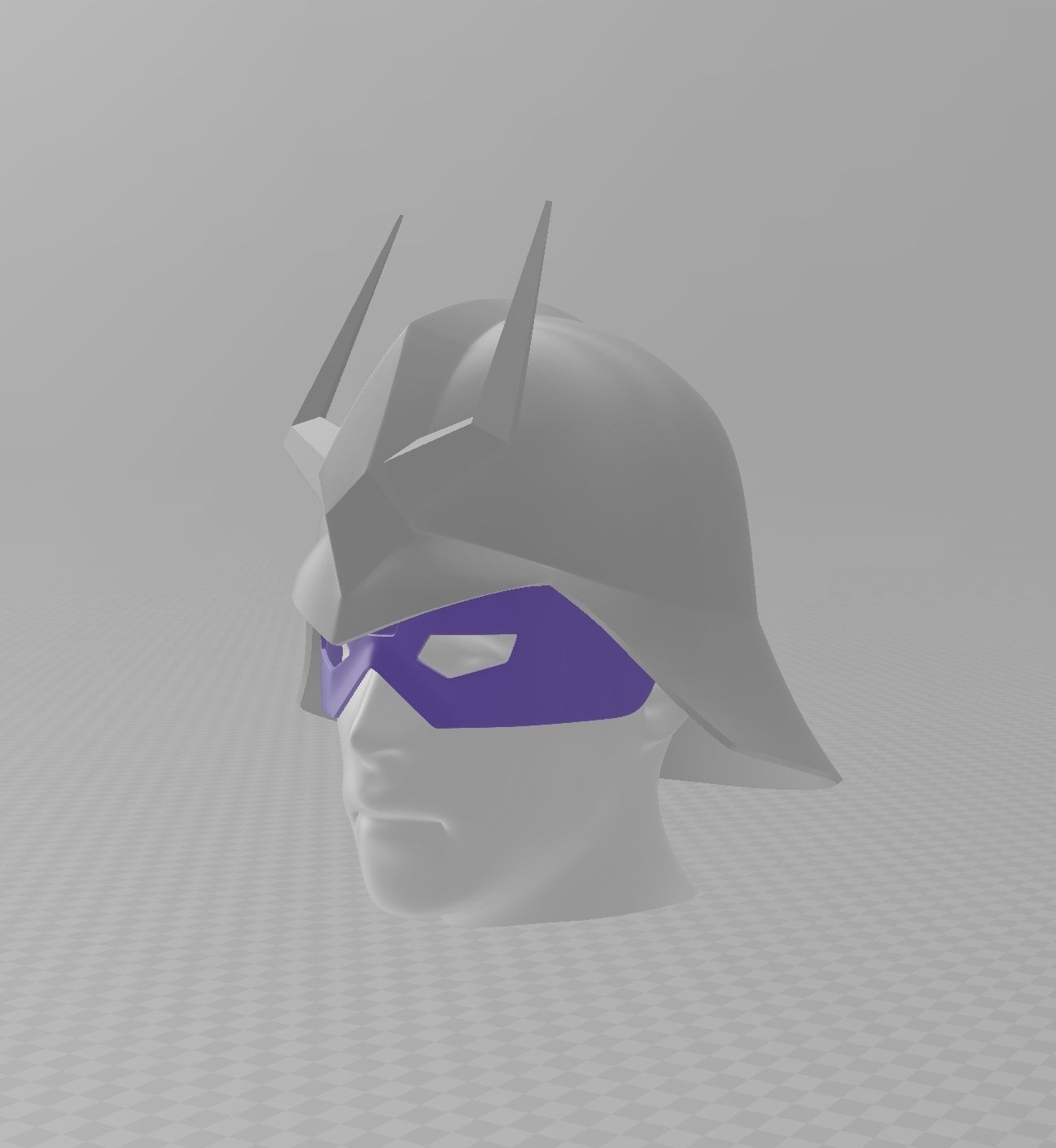 Mobile Suit Gundam 0079 Char Aznable Cosplay Helmet Mask 3D model 3D ...