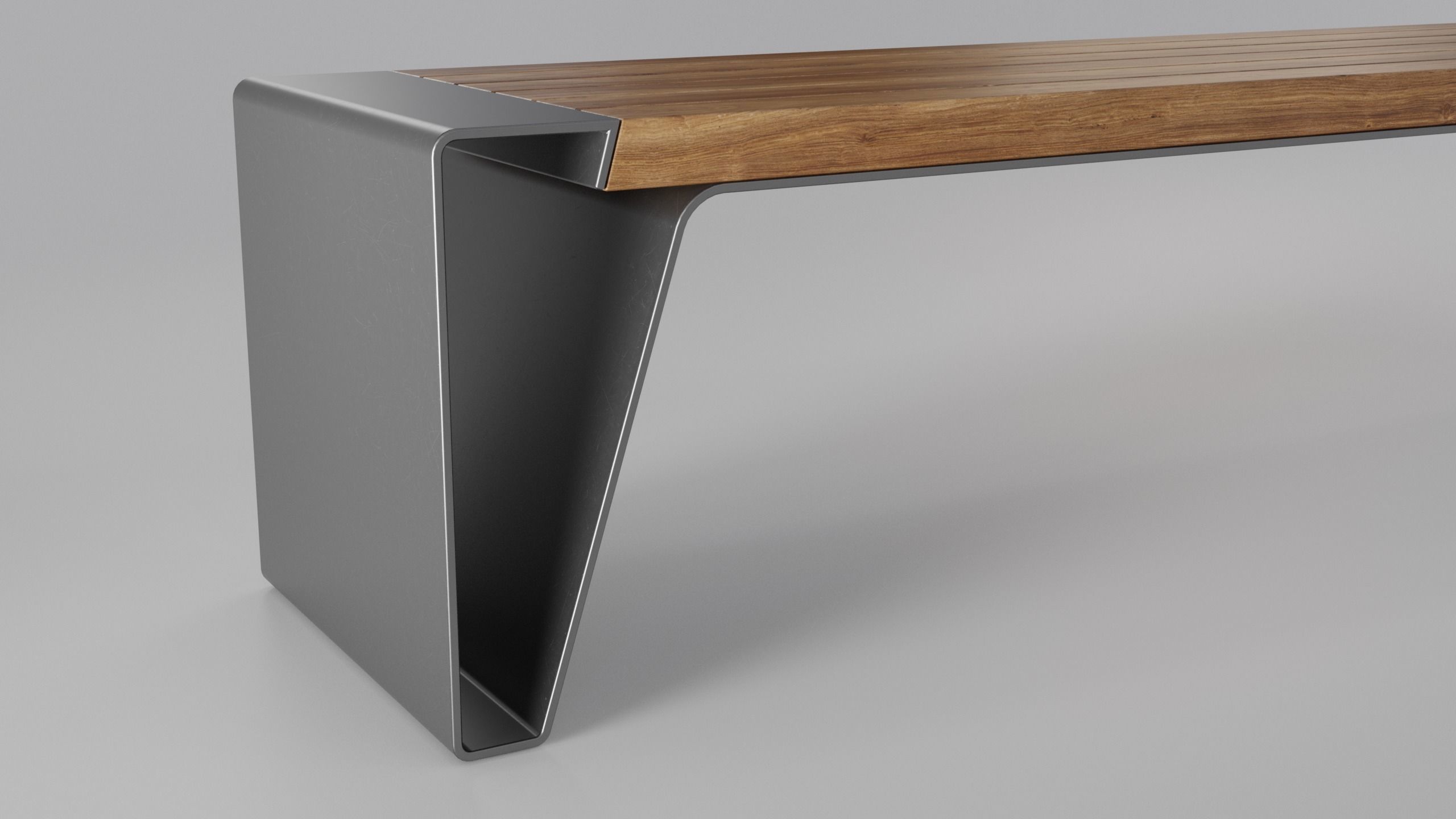 3D model Modern Bench PBR Game Ready VR / AR / low-poly | CGTrader