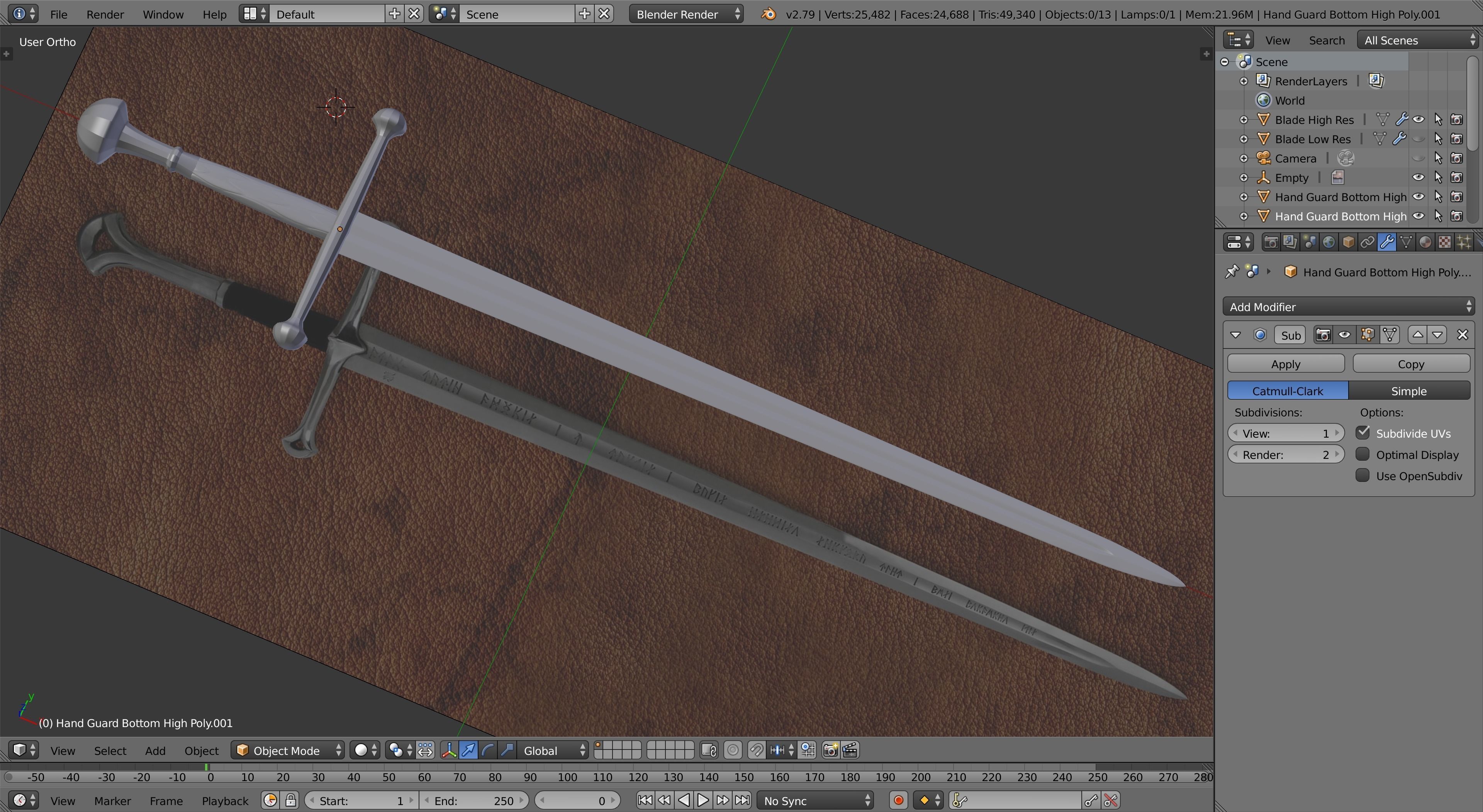 2handsword1a sword free VR / AR / low-poly 3D model | CGTrader