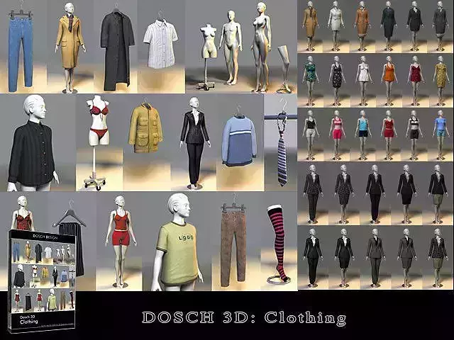 clothes store source free 3D model | CGTrader