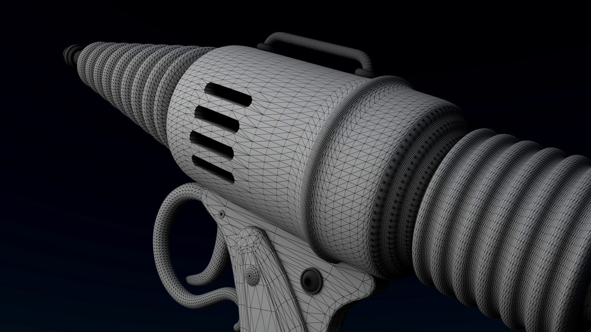 3D laser gun 3D model | CGTrader