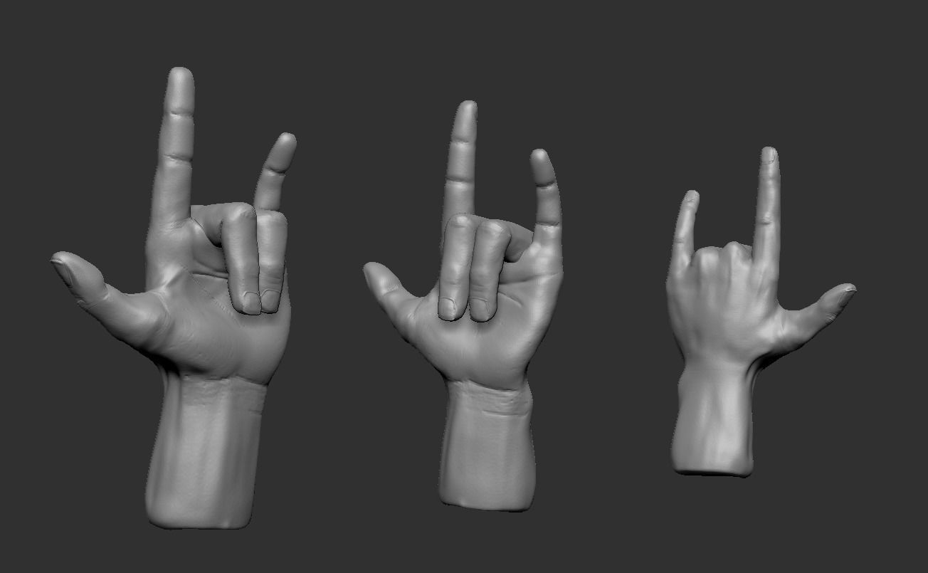 3D model Hand Studio Pack AR VR Compatible for Unreal Engine or Unity ...