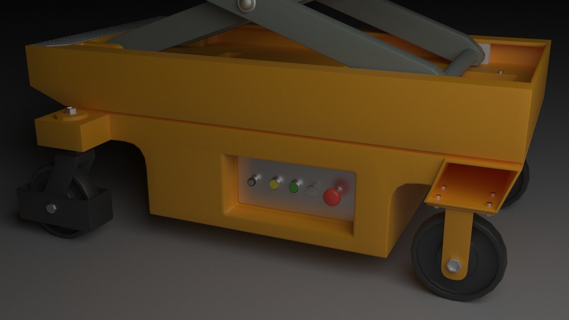 Scissor Hydraulic Lift 3D model 3D model | CGTrader