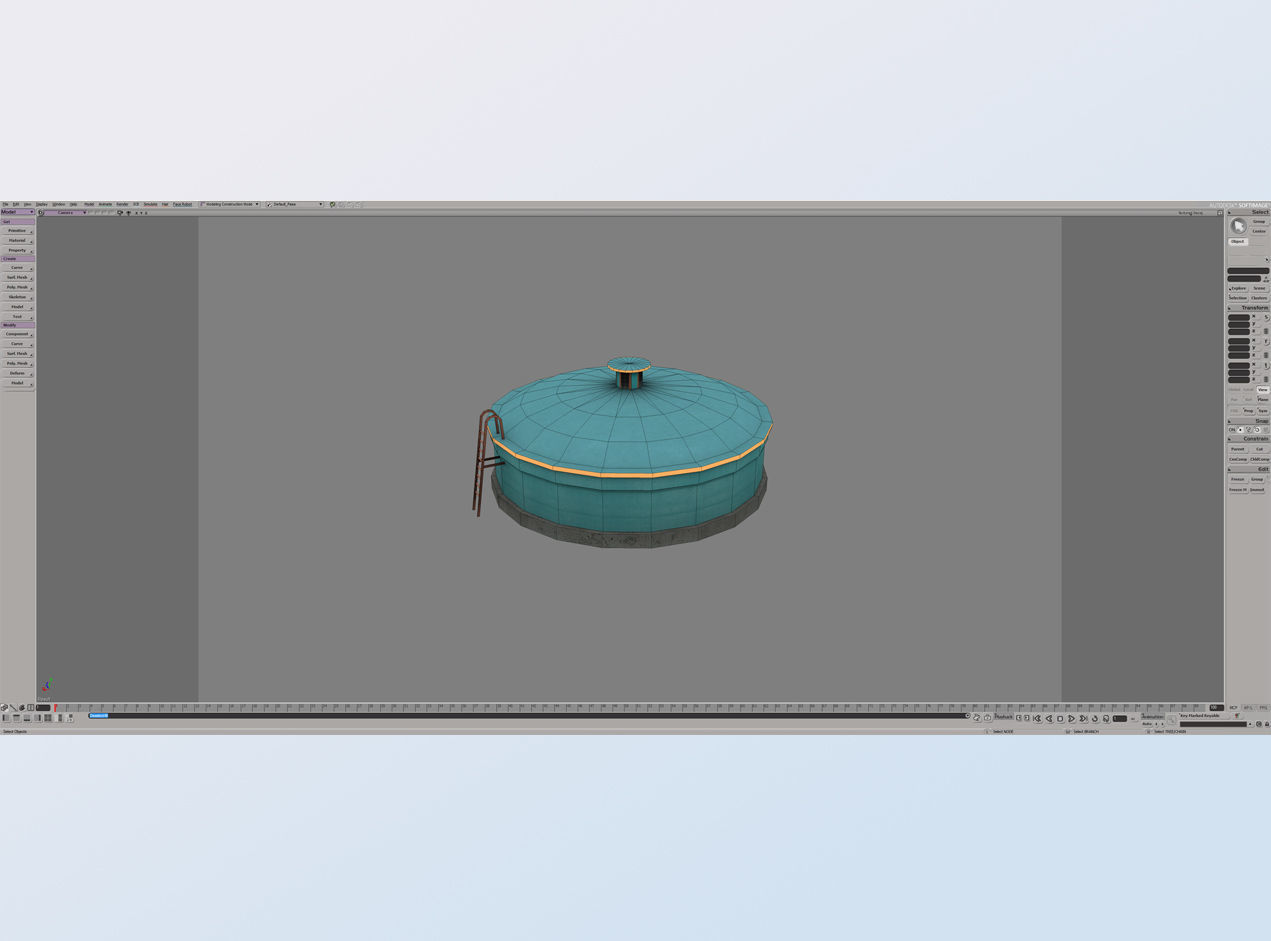 3D model WBKK WATERTANK Kota Kinabalu VR / AR / low-poly | CGTrader