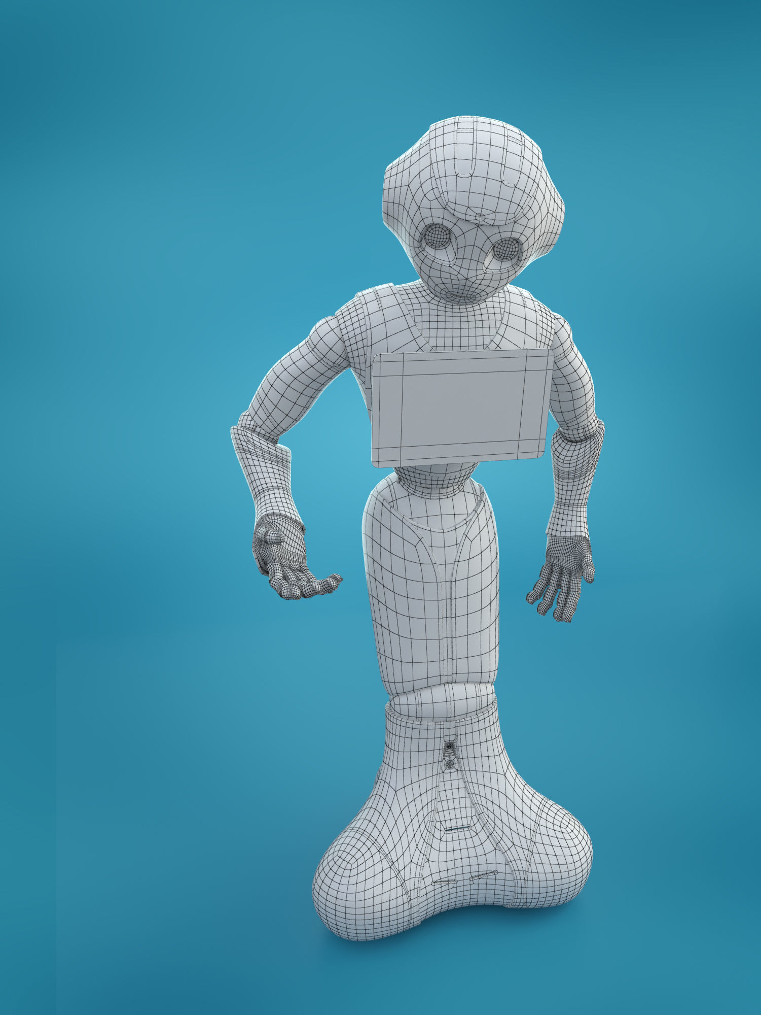 Pepper Robot 3D model | CGTrader