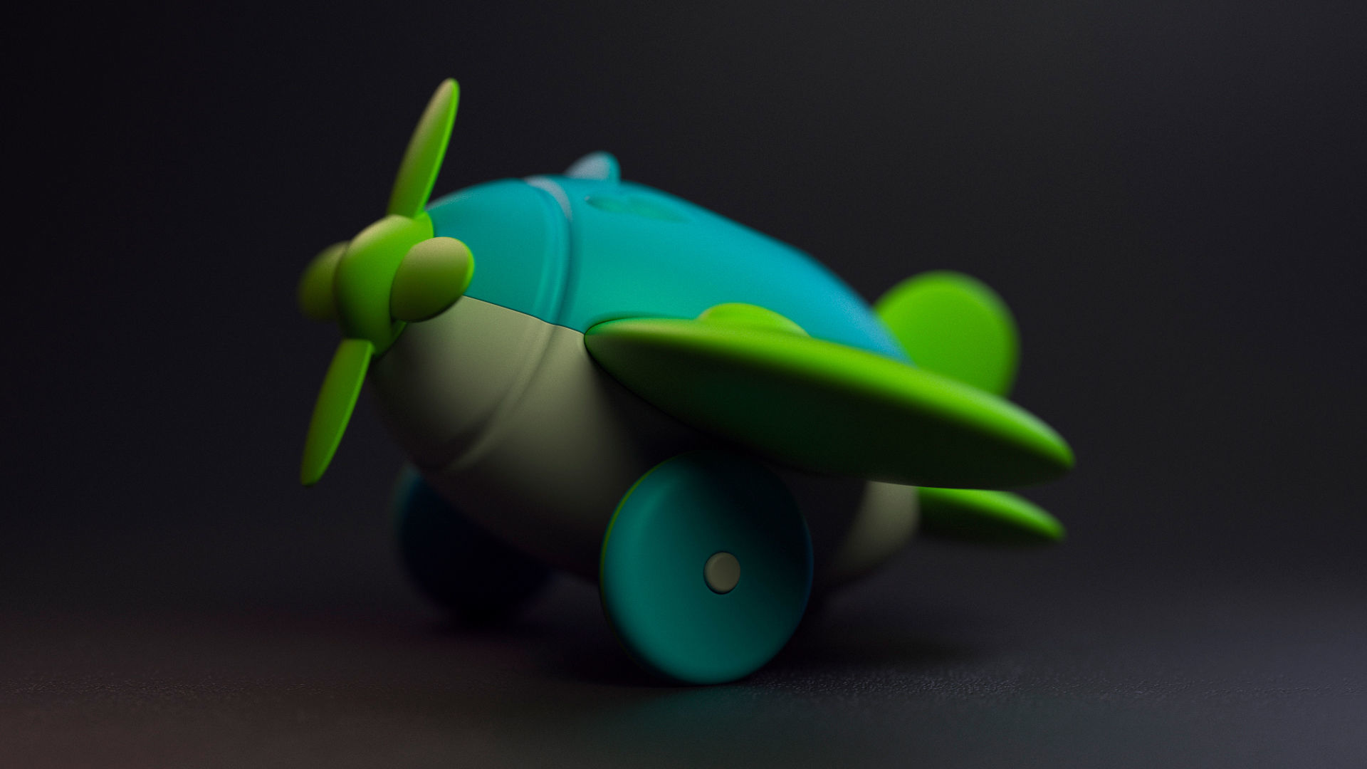 Little Toy Plane 3D model | CGTrader