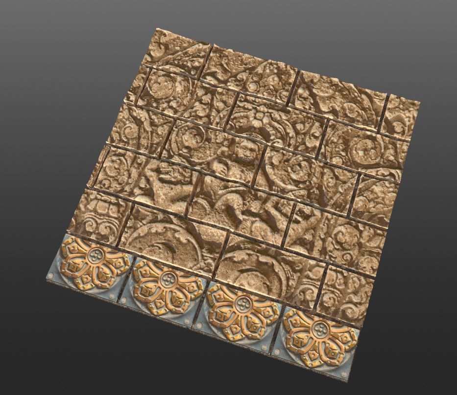 Temple Wall Texture | CGTrader