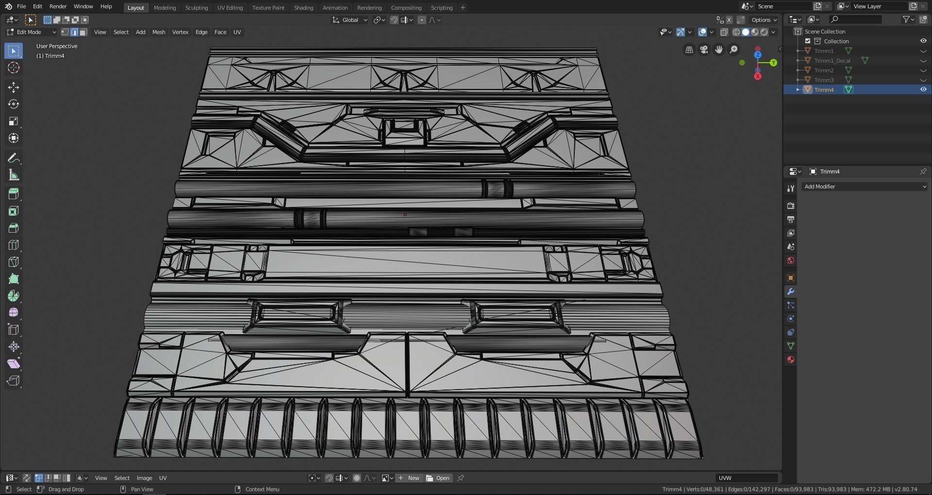Sci-fi trim sheet Texture | CGTrader
