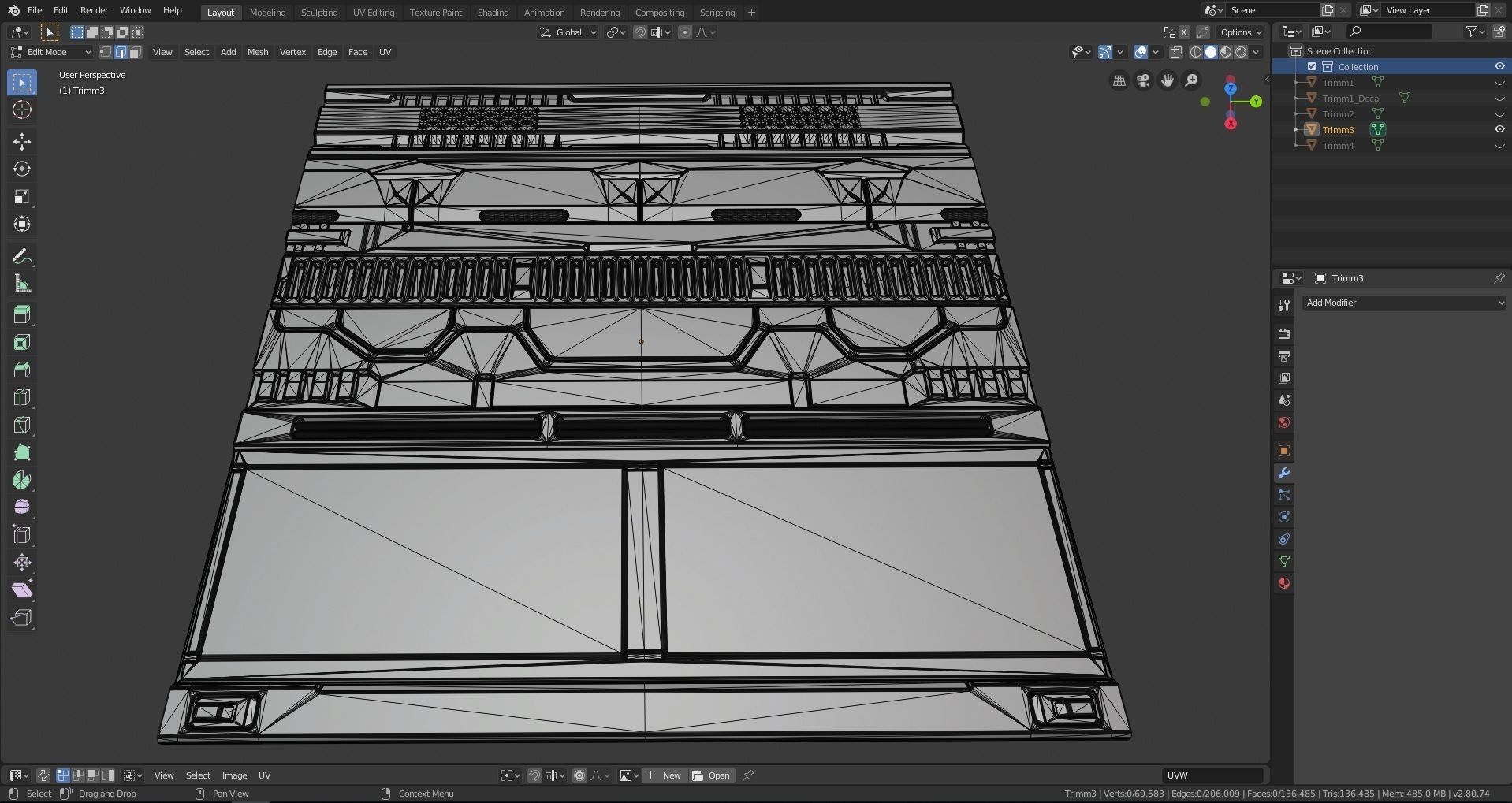 Sci-fi trim sheet Texture | CGTrader