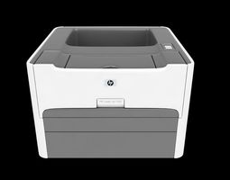 Hp Silver Business Inkjet 2900 3D Model - CGTrader.com