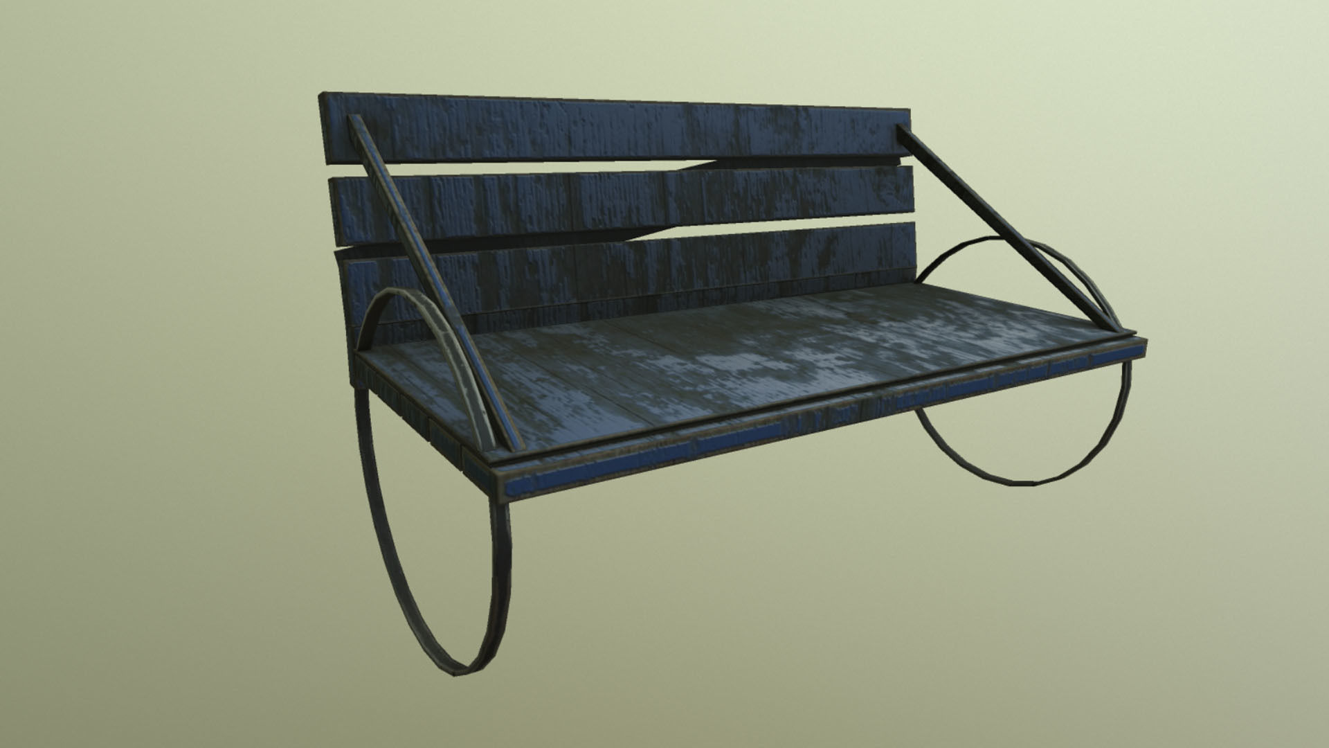 3D model Old russian bench VR / AR / low-poly | CGTrader