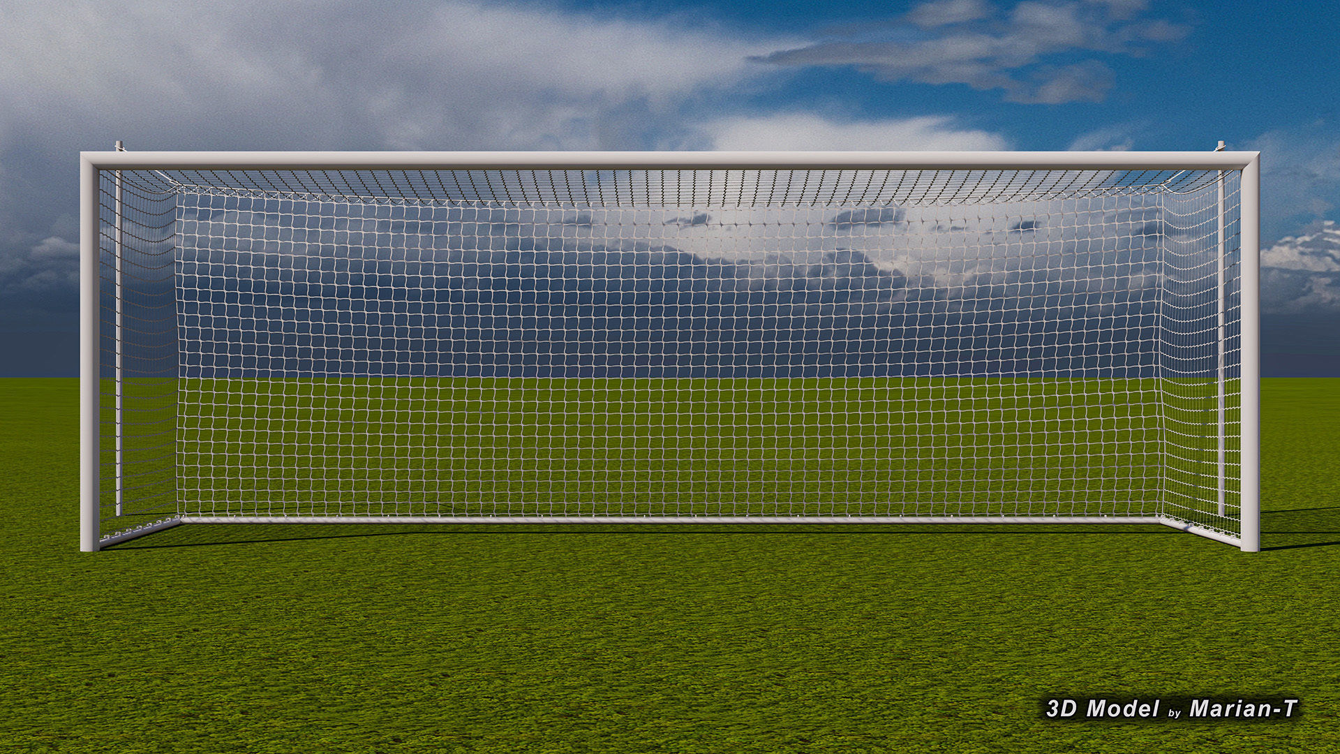 3D model Football - Soccer Goal VR / AR / low-poly | CGTrader