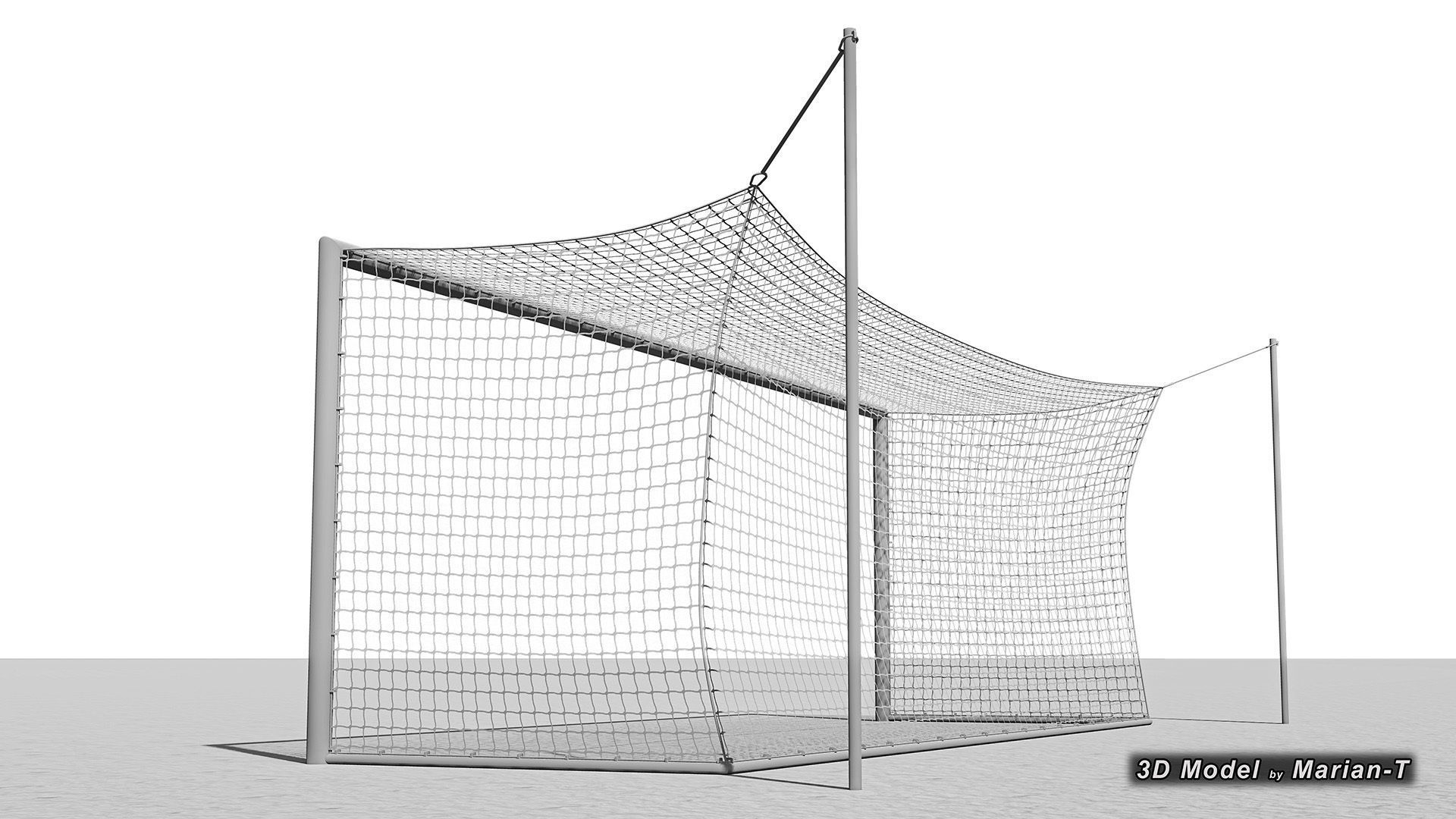 3D model Football - Soccer Goal VR / AR / low-poly | CGTrader