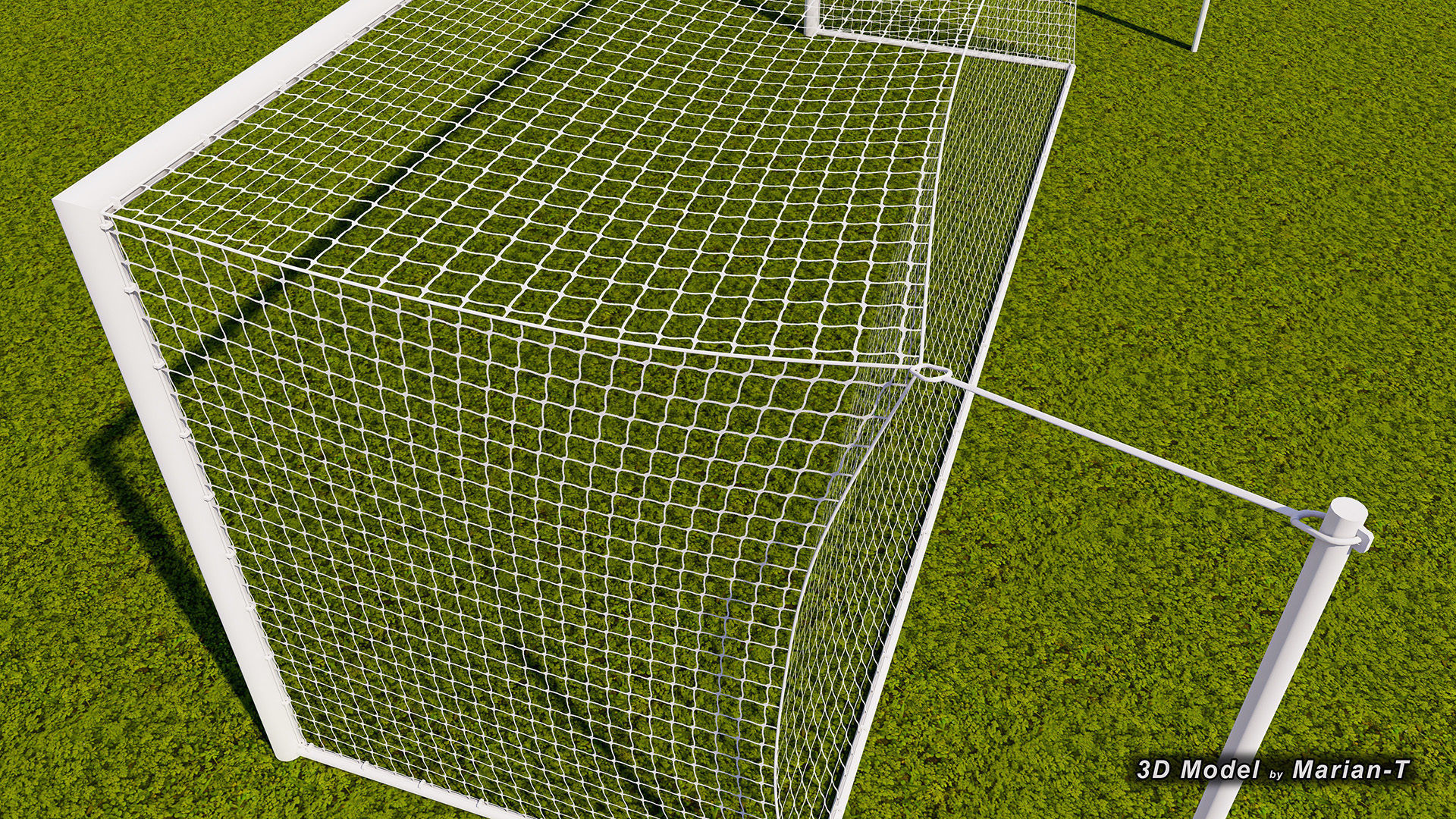 3D model Football - Soccer Goal VR / AR / low-poly | CGTrader