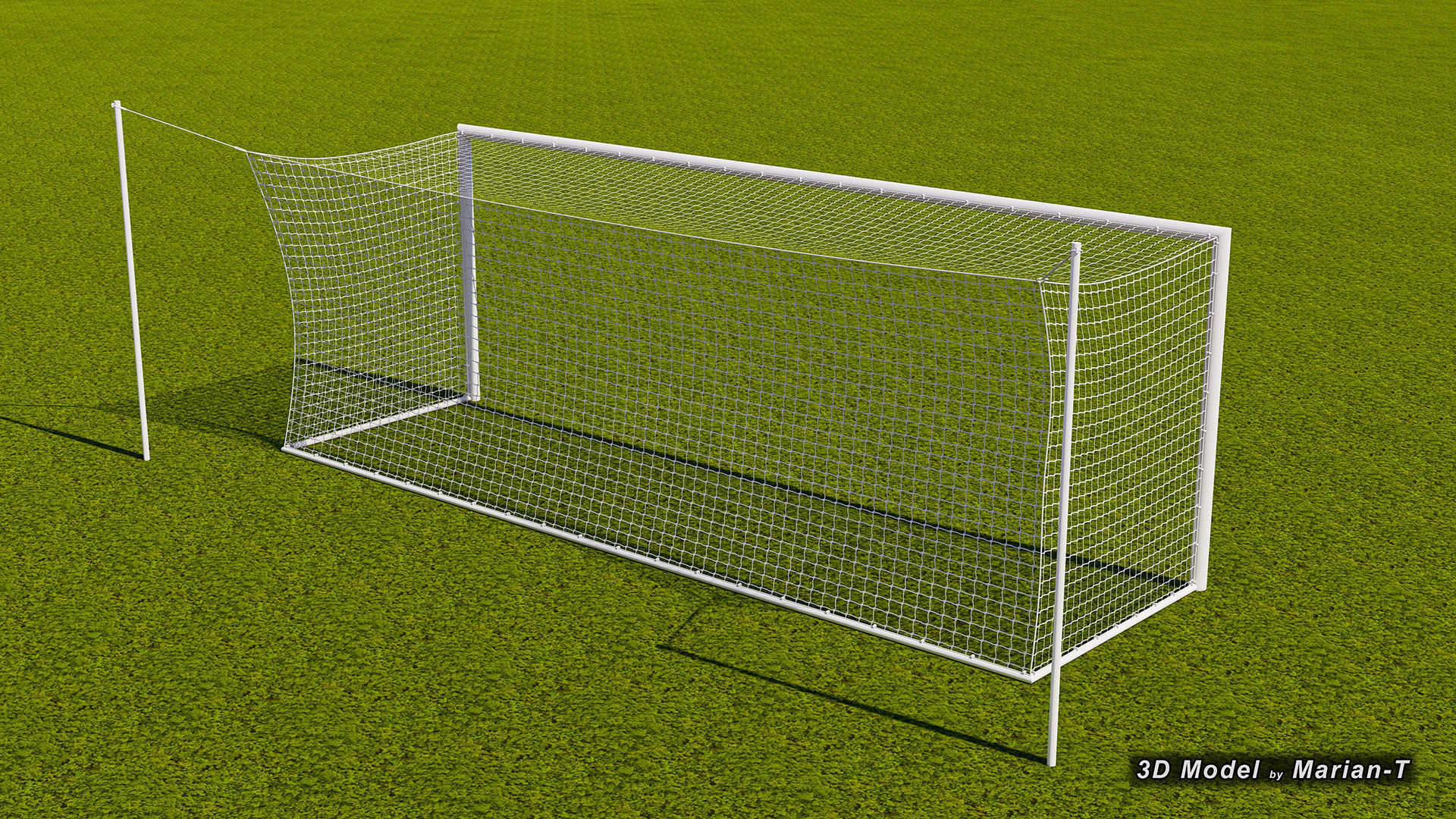 3D model Football - Soccer Goal VR / AR / low-poly | CGTrader