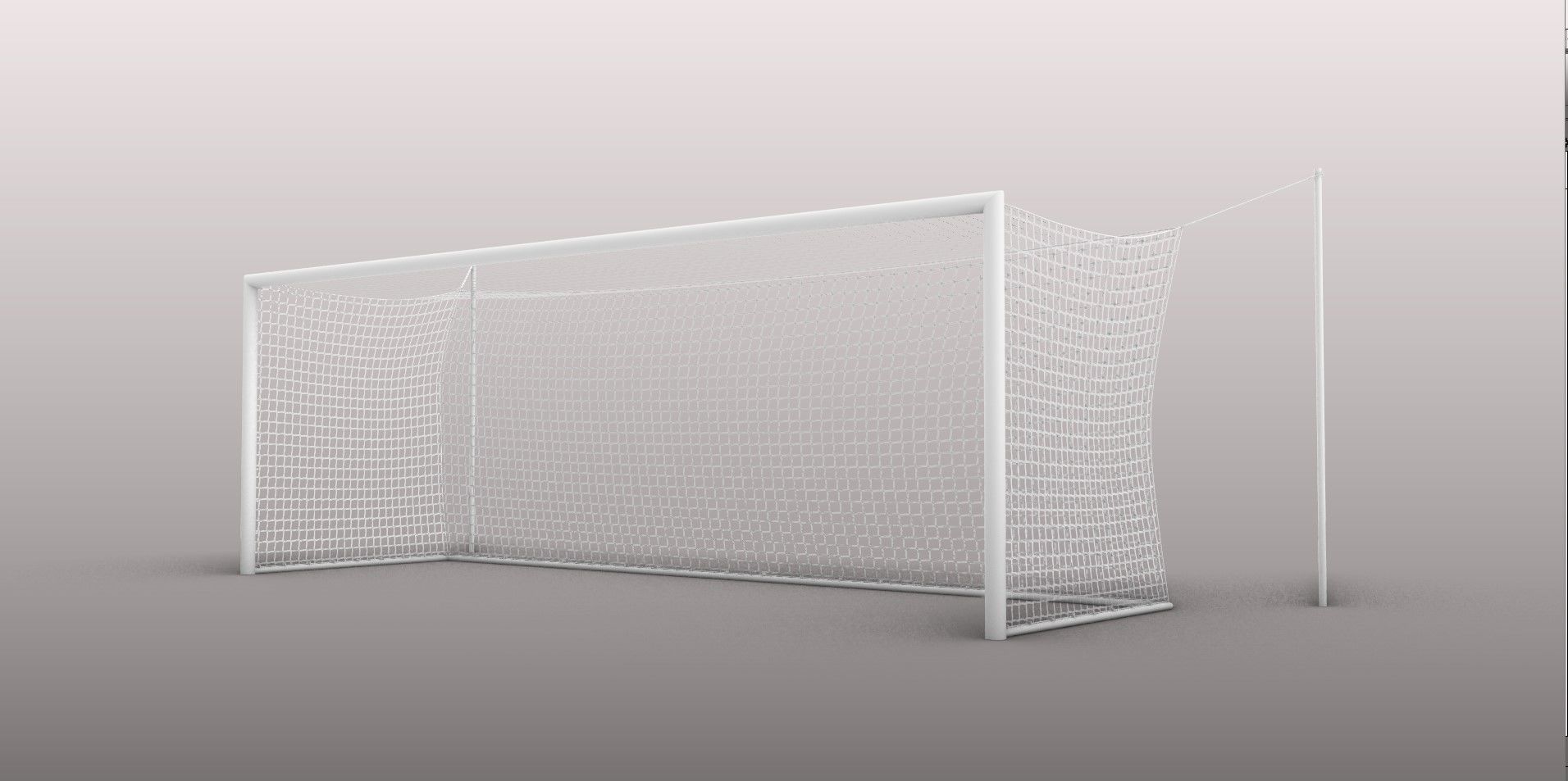 3D model Football - Soccer Goal VR / AR / low-poly | CGTrader