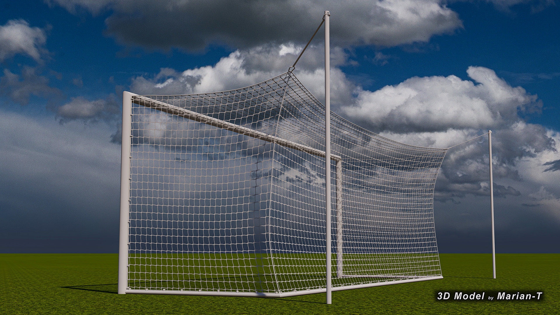 3D model Football - Soccer Goal VR / AR / low-poly | CGTrader