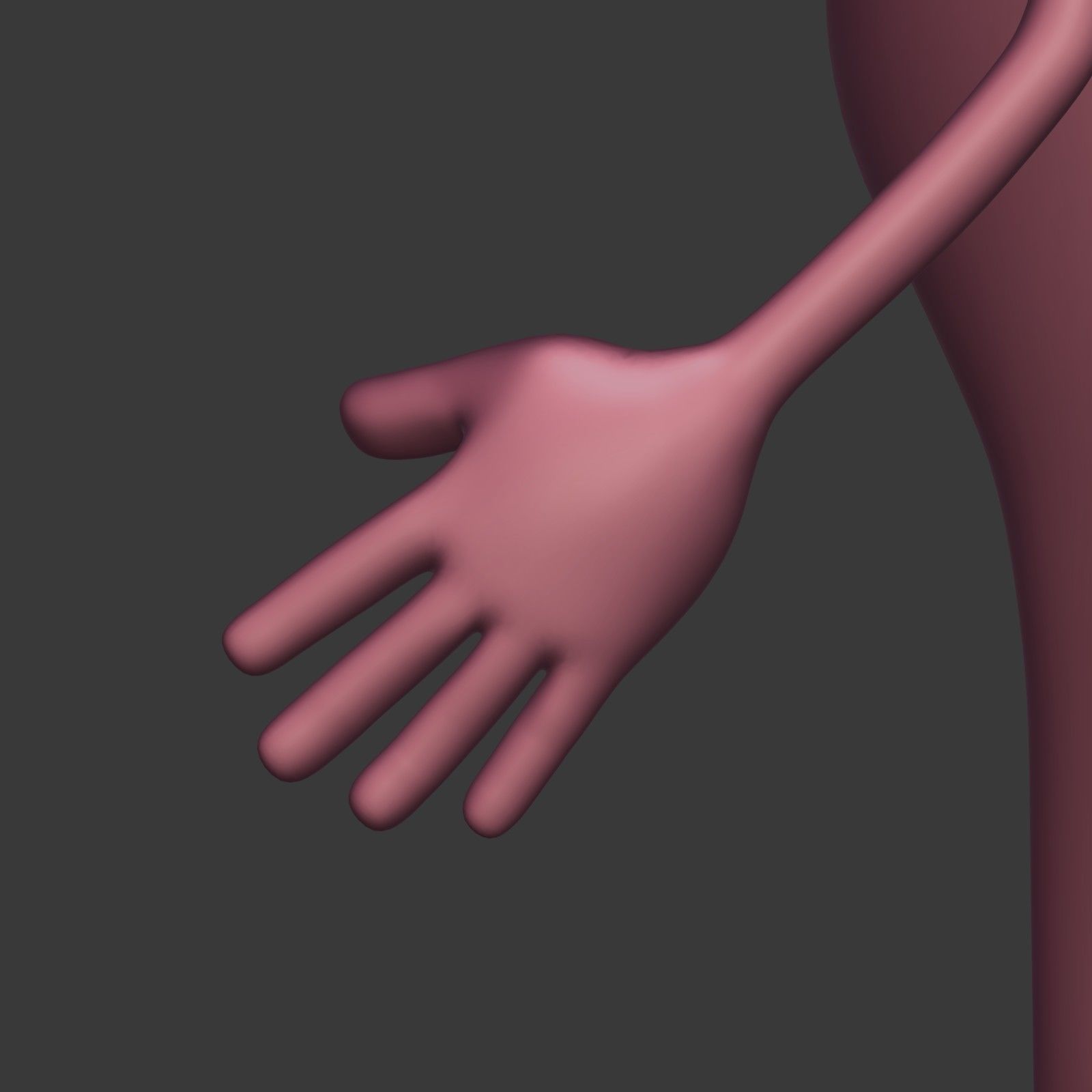 3D model Cartoon Man - Thin Stickman VR / AR / low-poly rigged | CGTrader