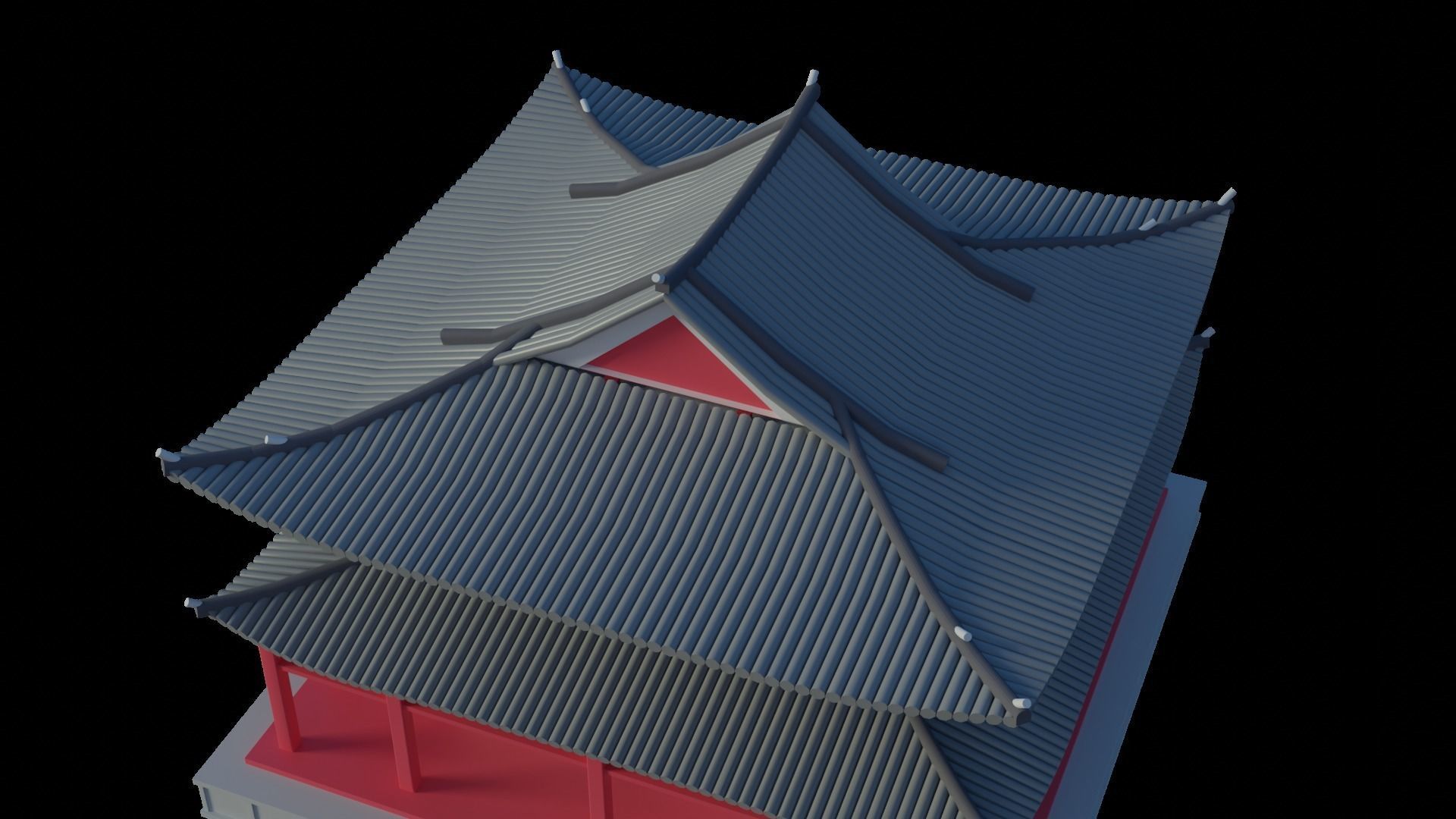 3D model Japanese temple VR / AR / low-poly | CGTrader