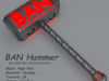 BAN Hammer 3D model | CGTrader