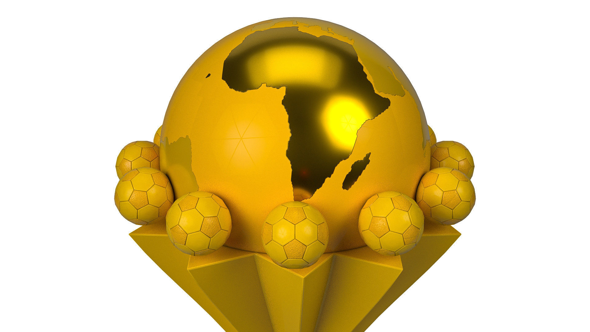 AFCON Trophy 3D model | CGTrader