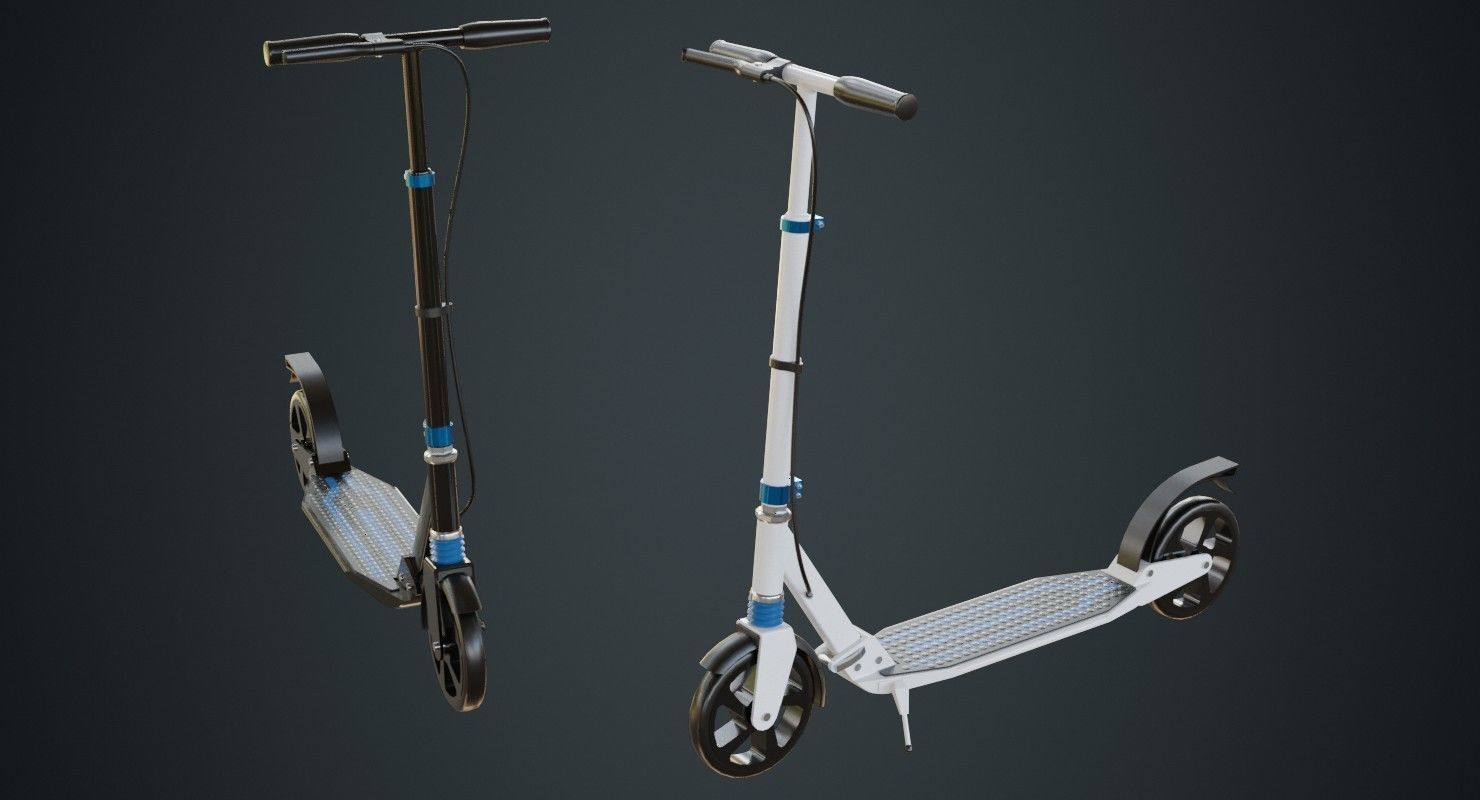 3D model Kick Scooter 1A VR / AR / low-poly | CGTrader