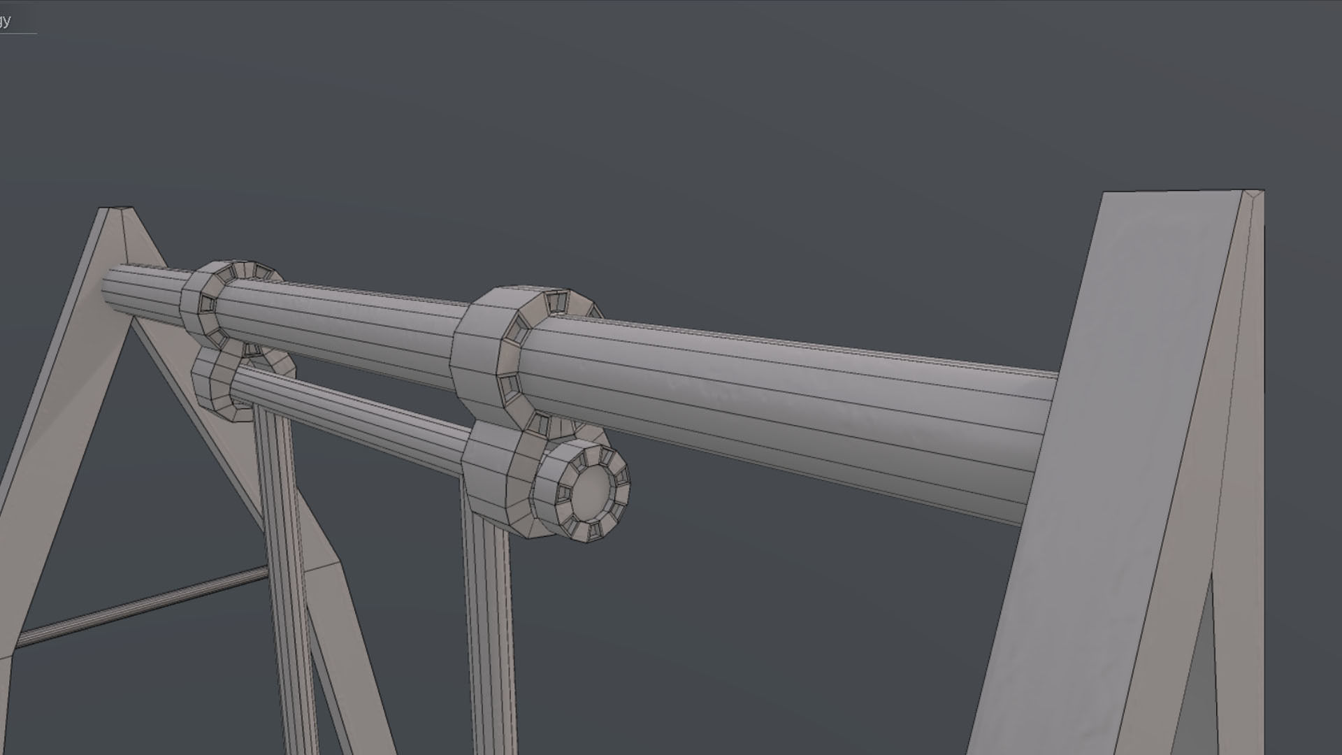 3D model swing or teeterboard PBR low-poly game-ready VR / AR / low ...