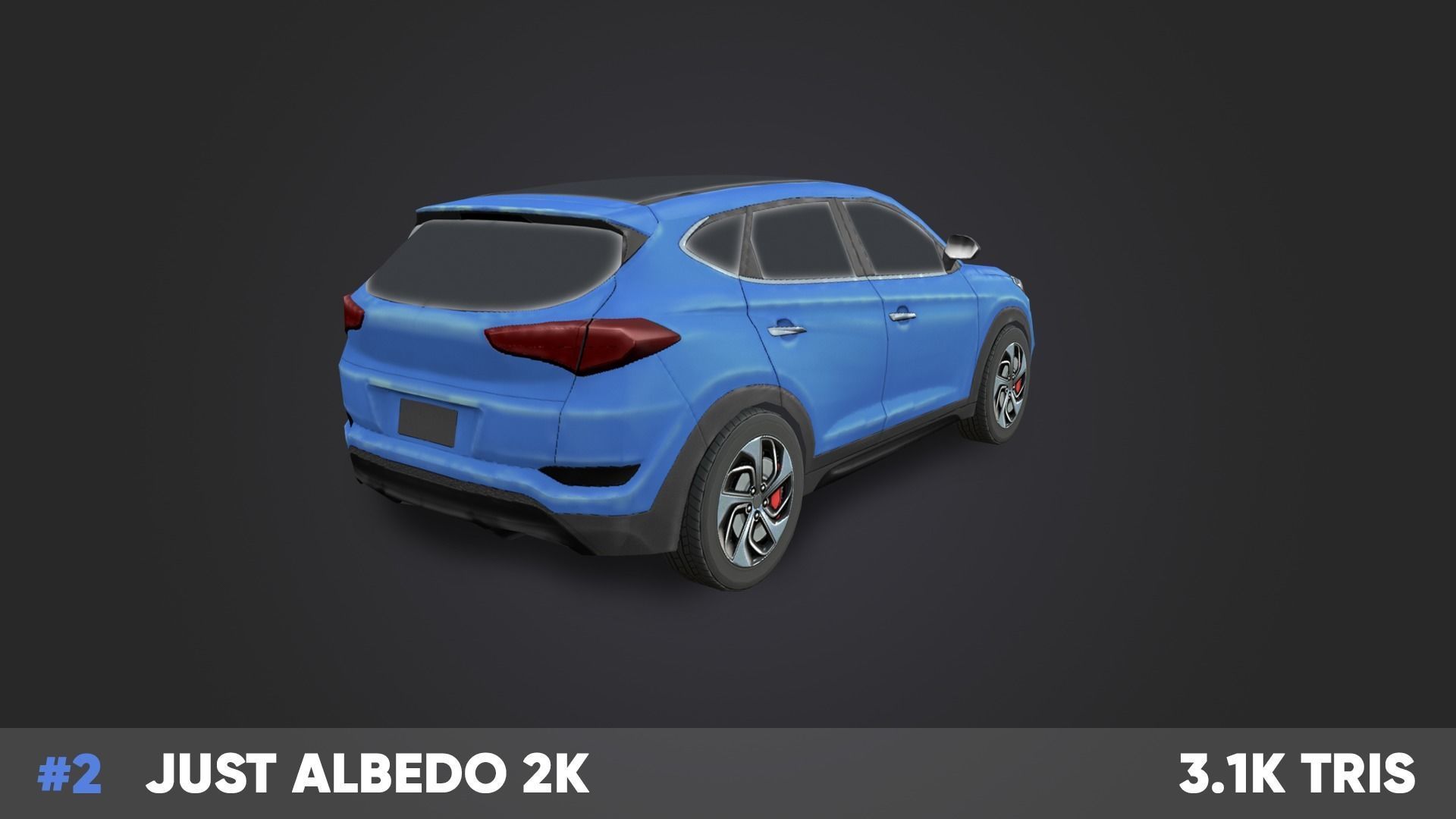 3D model Mobil Game-Ready SUV Car 1 Low-Poly VR / AR / low-poly | CGTrader