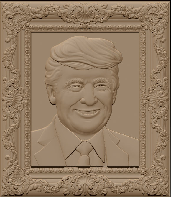 3D Donald Trump Bust model 3D model 3D printable | CGTrader