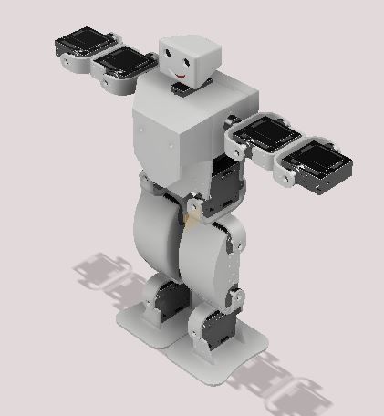 MINI HUMANOID ROBOT 3D model animated | CGTrader