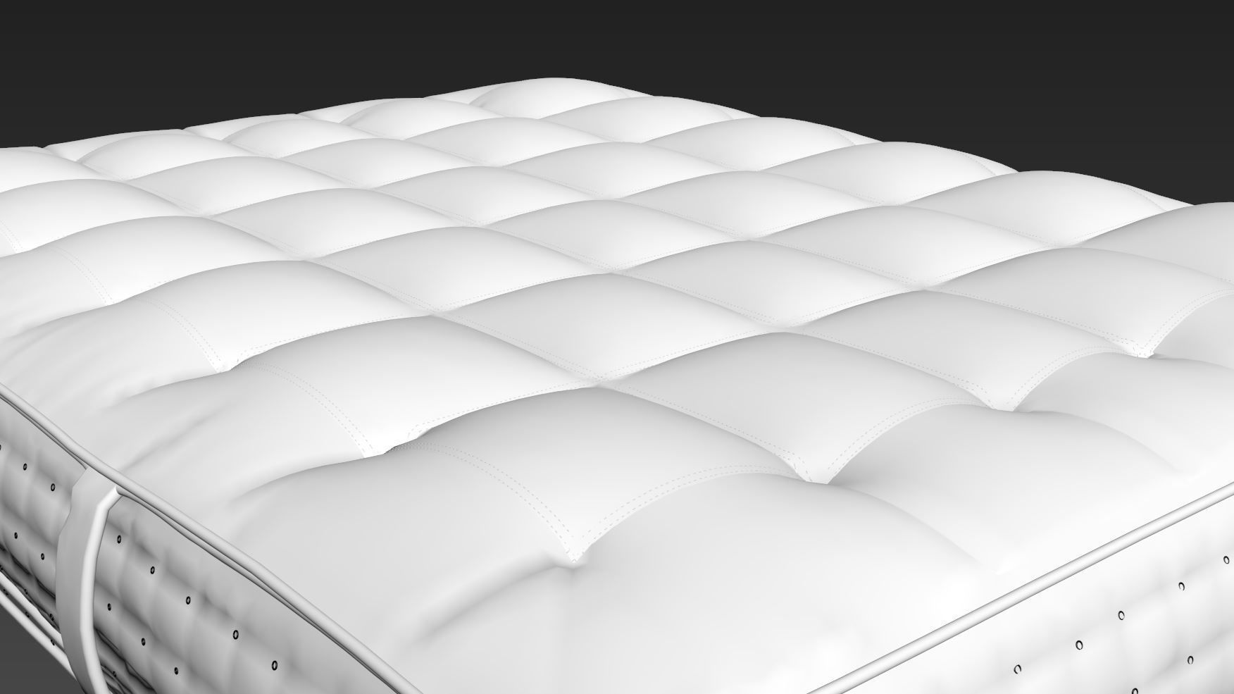 Realistic Spring Bed 3D model | CGTrader