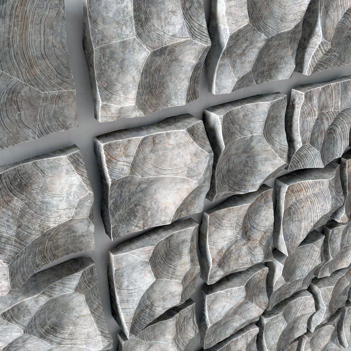 Panel rock stone 3D model | CGTrader