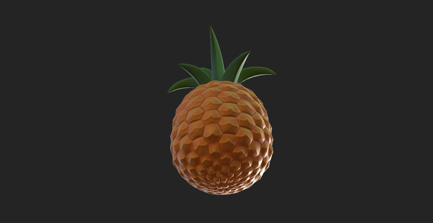 3D model Pineapple VR / AR / low-poly | CGTrader
