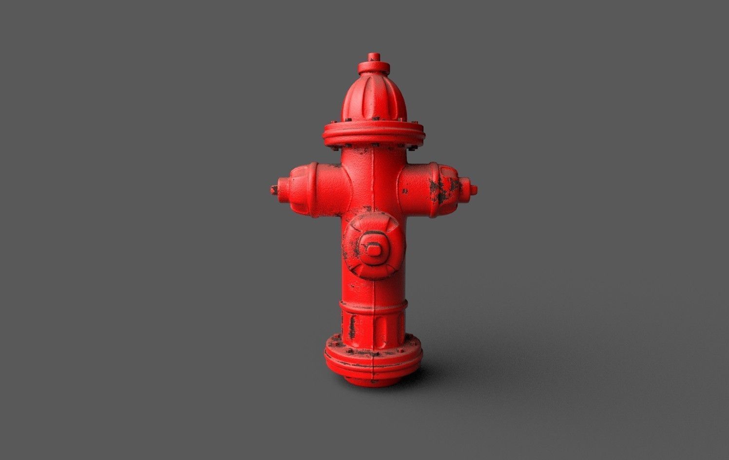 3D model Fireplug for artworks and games VR / AR / low-poly | CGTrader