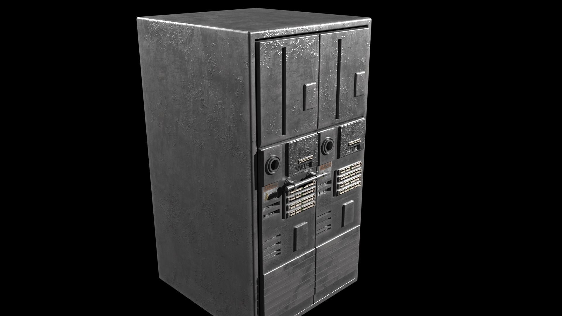 Sci-Fi Server free VR / AR / low-poly 3D model | CGTrader