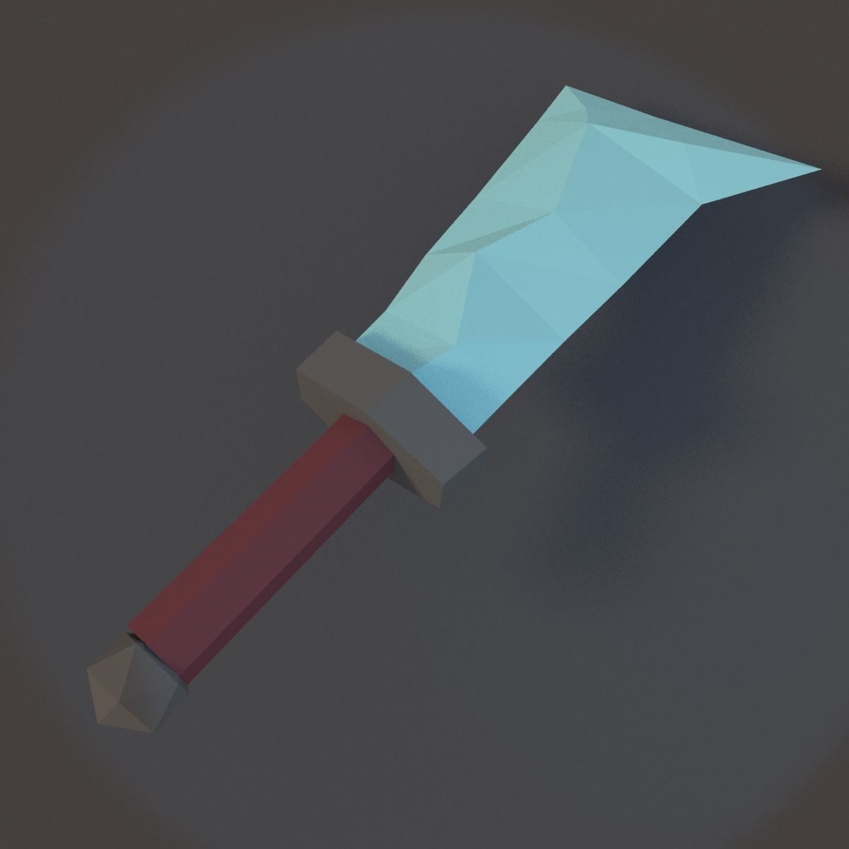 3D model Low Poly Sword 02 VR / AR / low-poly | CGTrader