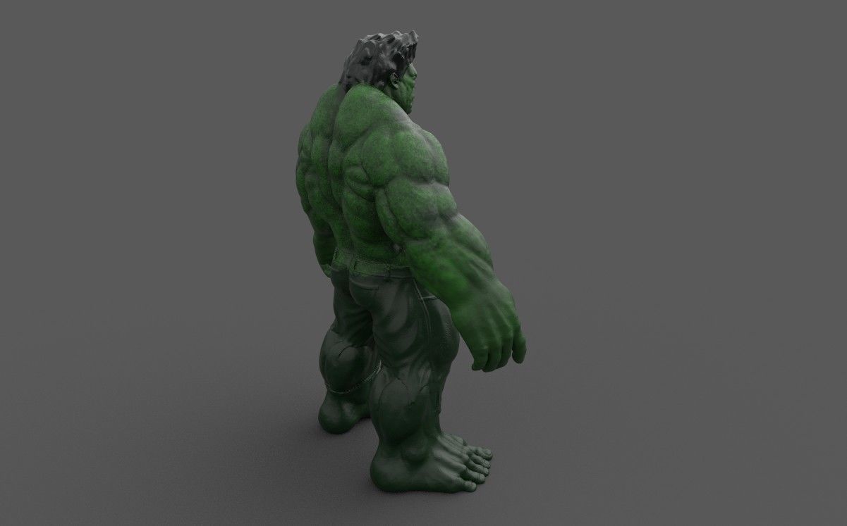 Hulk 3d print incredible 3D model 3D printable | CGTrader