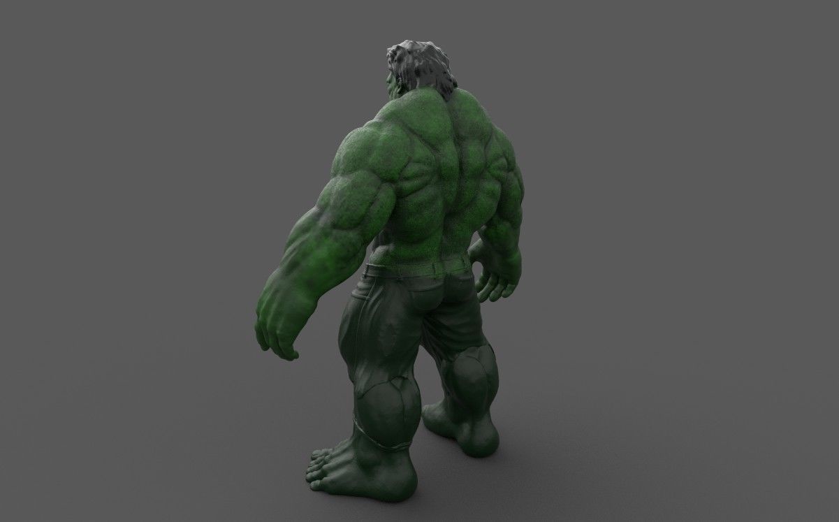Hulk 3d print incredible 3D model 3D printable | CGTrader