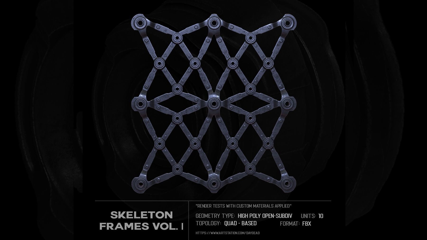 10 Skeleton frames Vol I SUBD 3D model | CGTrader