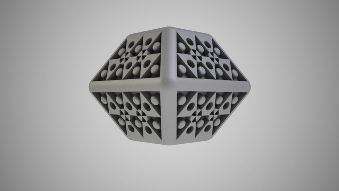 Geometric Beads 3D model 3D printable | CGTrader