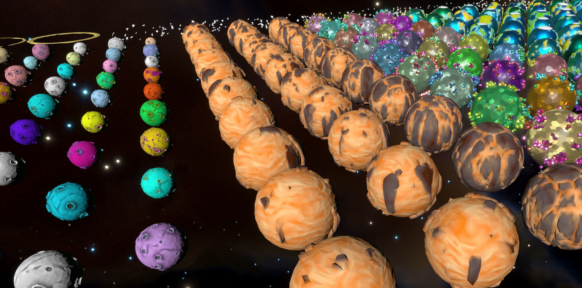 3D model Polygon Planets Pack VR / AR / low-poly animated | CGTrader