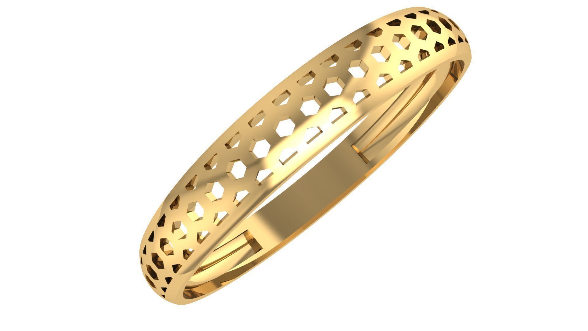 simple jaali ring free 3D model 3D printable | CGTrader