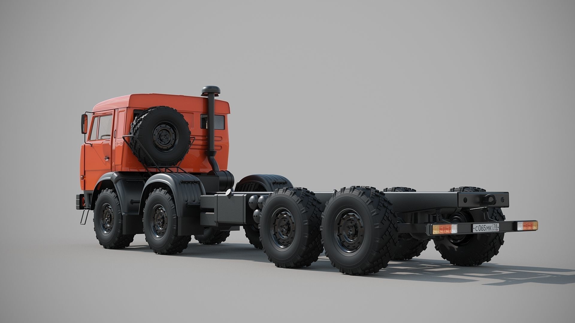 Kamaz 8x8 3D model | CGTrader